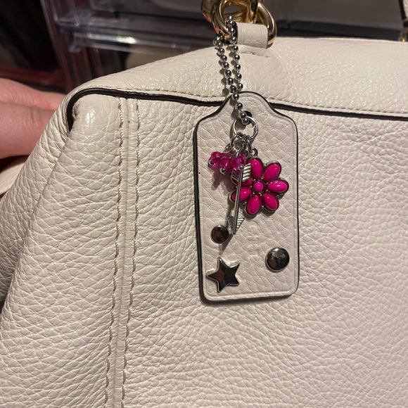 Coach | Bags | Coach Custom Fushia Flower And Arrow Hang Tag | Poshmark